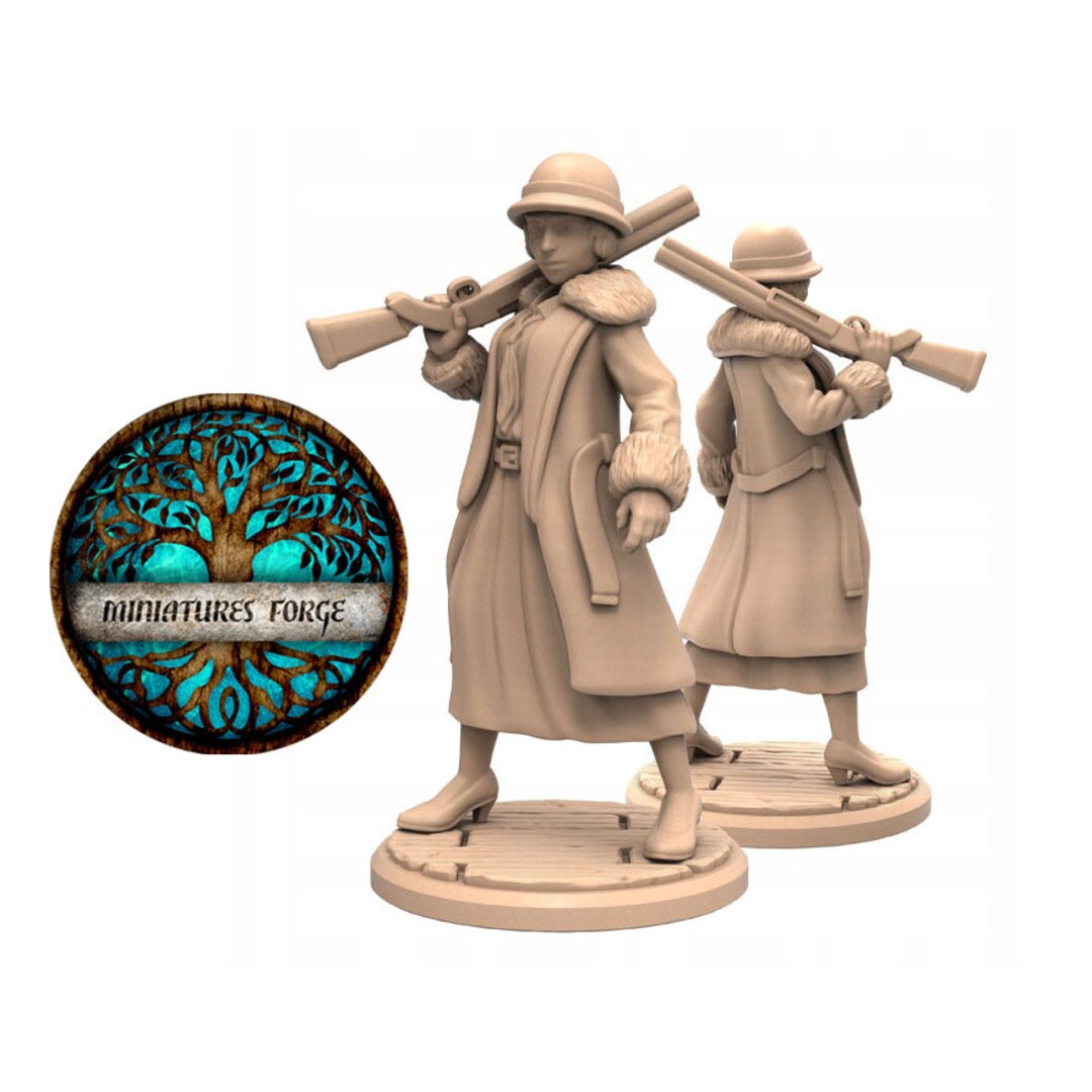 Cthulhu Investigator Trump Miniature Dungeons and Dragons Mini - Etsy