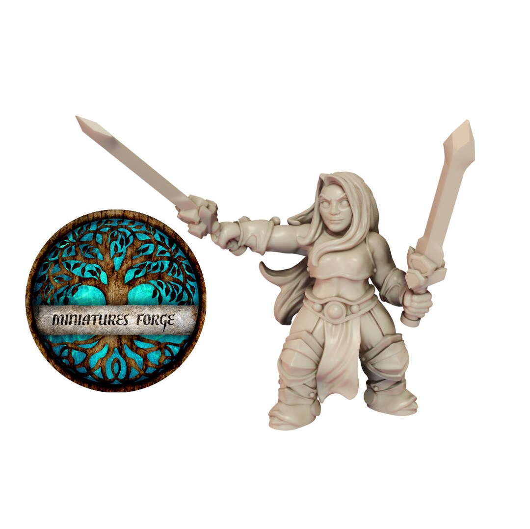 Mm Dwarf Solider D3 Miniature Dungeons and Dragons Mini Dnd Miniatures ...