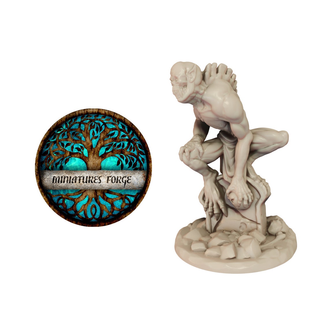 Rp Ghoul Miniature Dungeons and Dragons Mini - Etsy