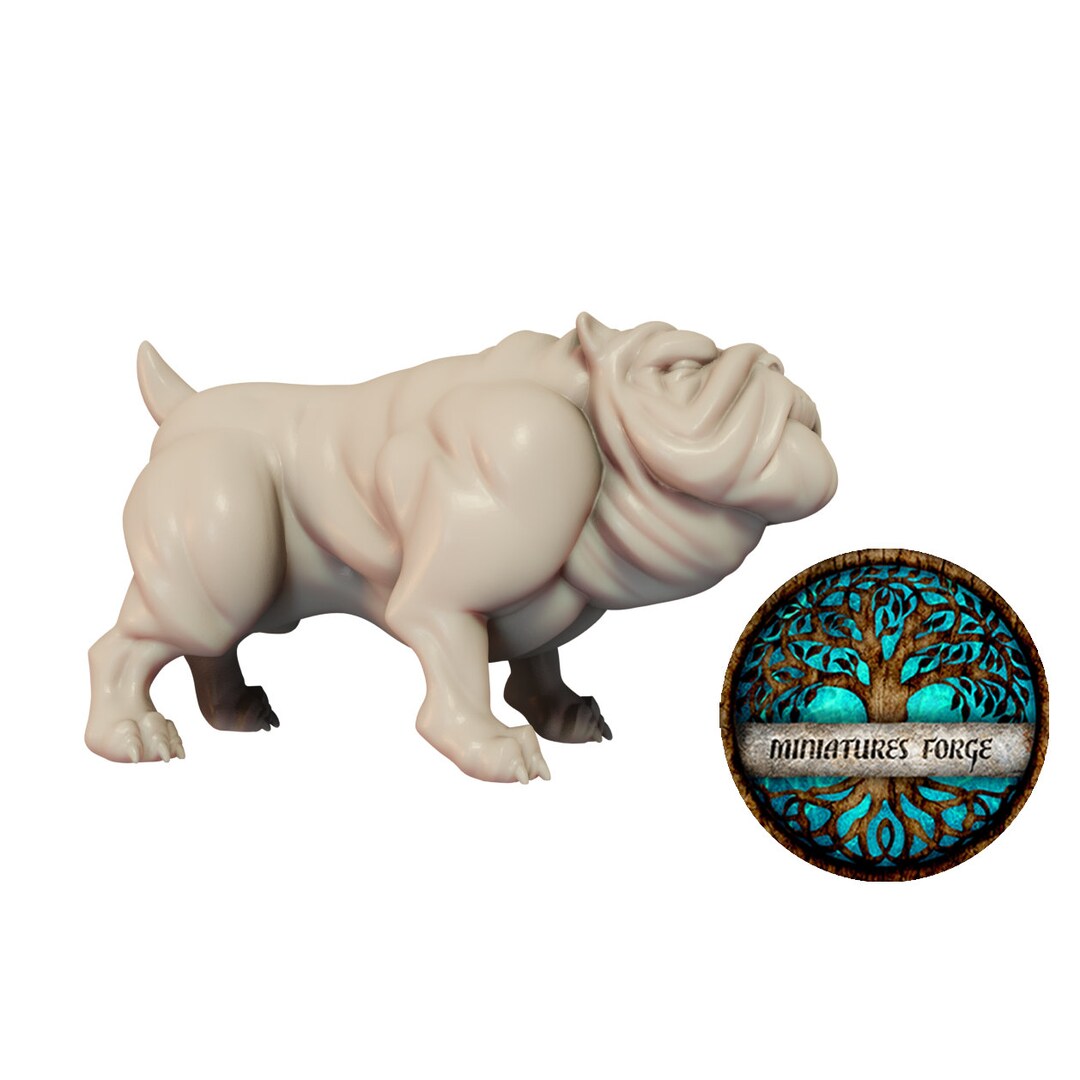 Cnp Pug Miniature Dungeons and Dragons Mini Rpg and Painting - Etsy