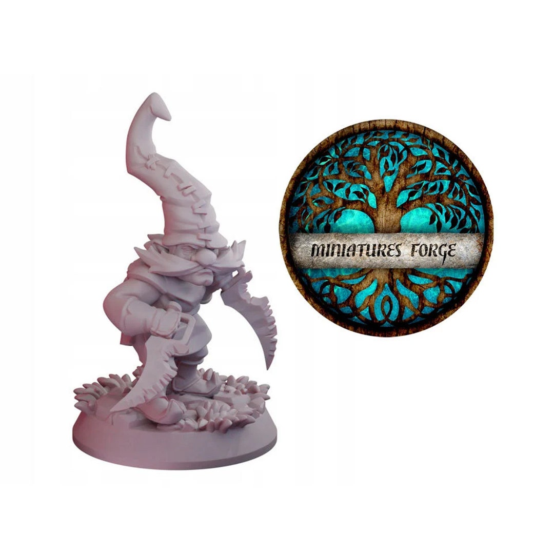 Dd Gnome Assassin Rogue Miniature Dungeons and Dragons Mini - Etsy