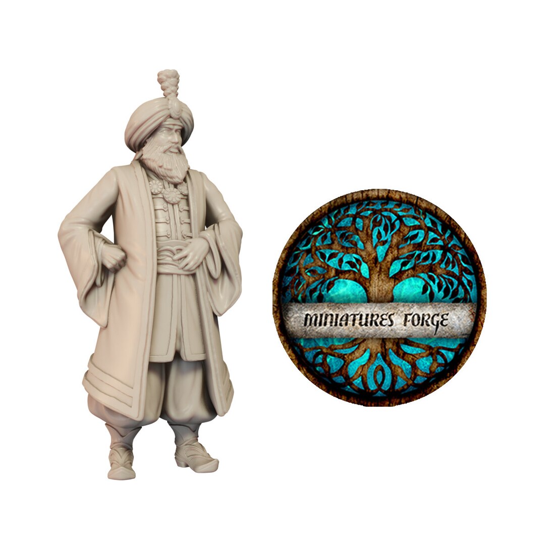 Lm Sultan Miniature Dungeons and Dragons Mini Rpg and Painting - Etsy