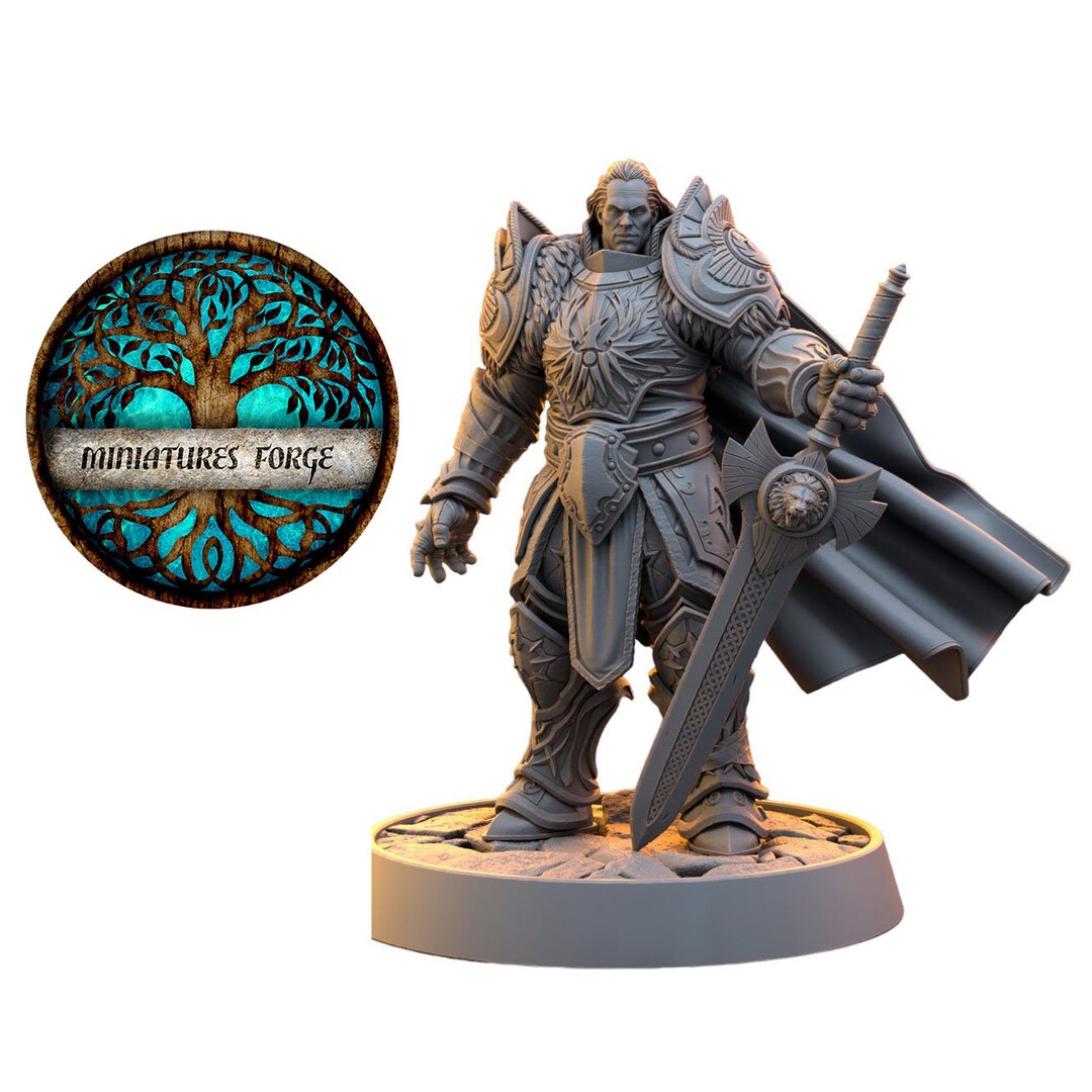 Db Human Count Obsidius Wraithflame Miniature Dungeons and Dragons Mini ...