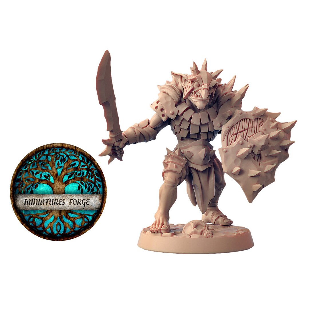 Ag Hobgoblin Miniature Swords Armored Dungeons and Dragons Mini - Etsy