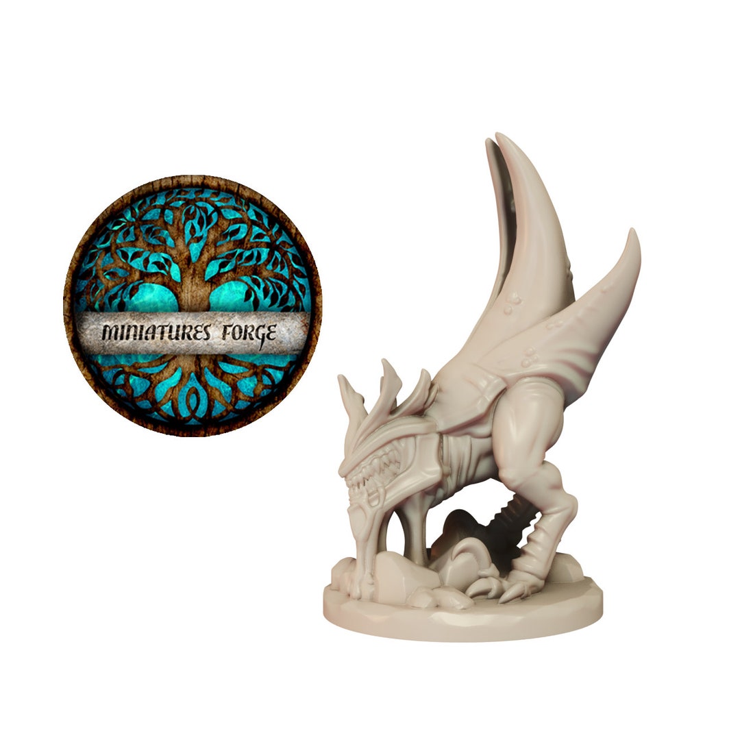 Rp Fiendish Fowl Miniature Dungeons and Dragons Mini - Etsy
