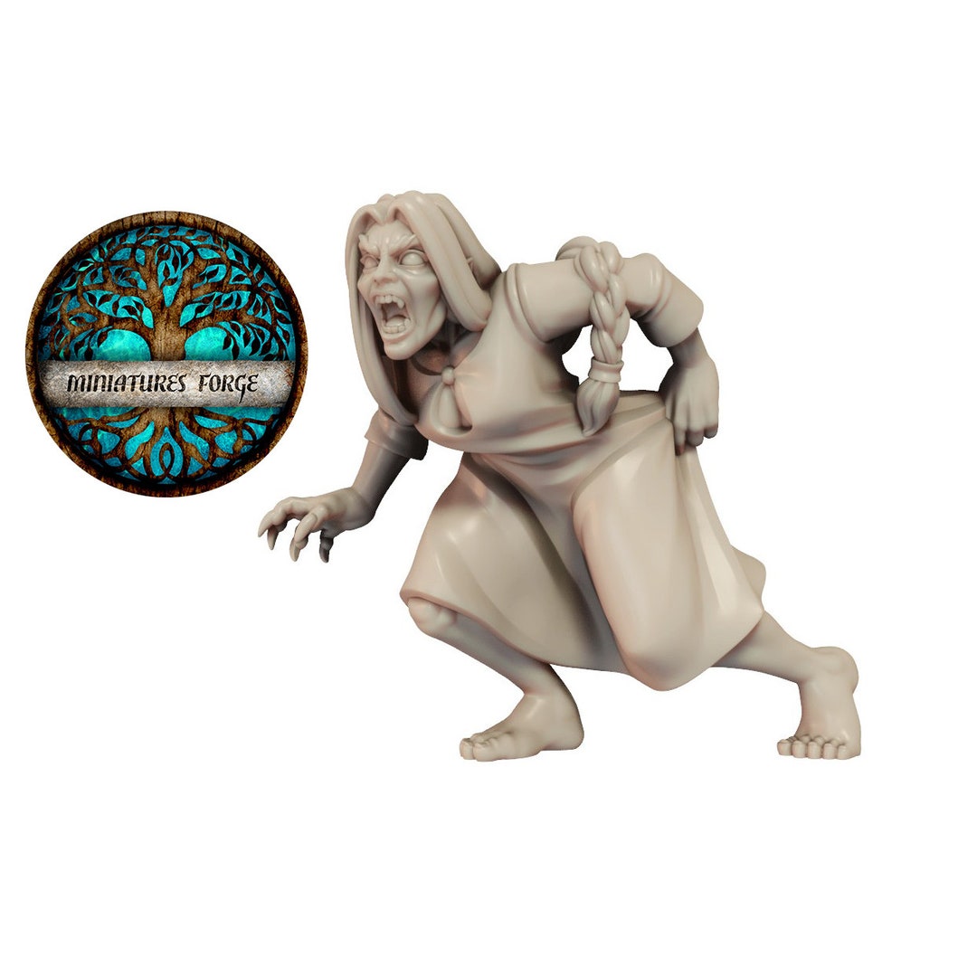 Vv Vampire Spawn Miniature Dungeons and Dragons Mini - Etsy