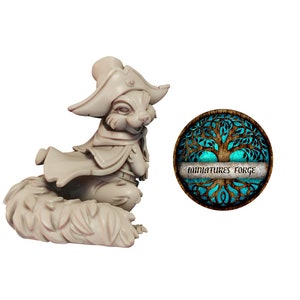 Squirrel Miniaturecnp Chip Wizard A Compation Dungeons and Dragons Mini ...