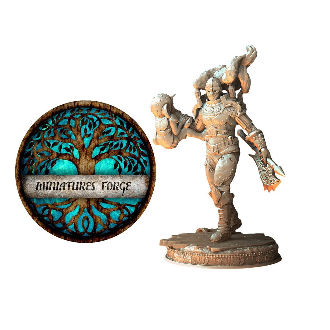 Dms Ymir Forged Artifice Miniature Get FREE Wooden RPG - Etsy