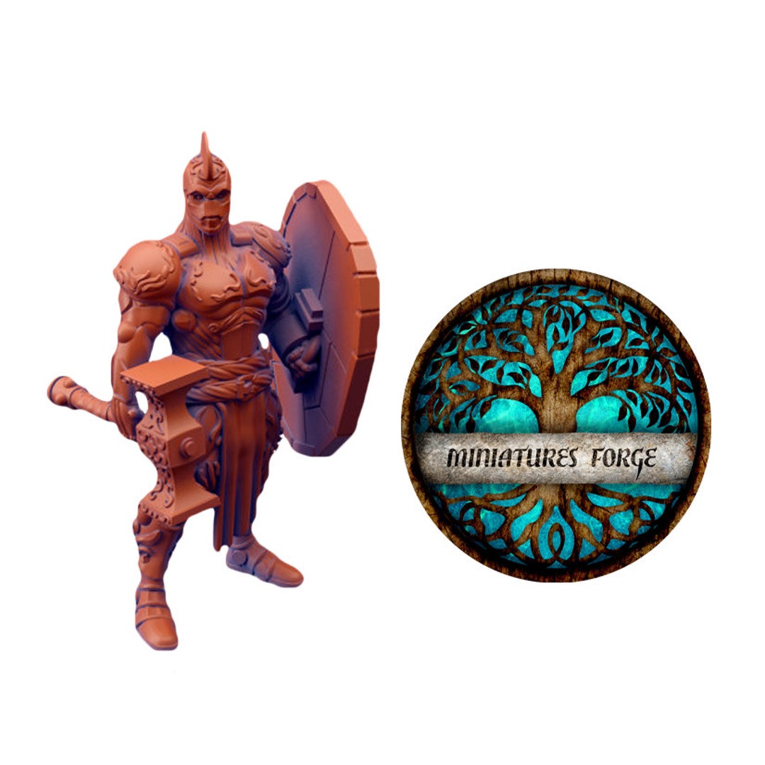 Am Melee Shardforged A Dungeons and Dragons Mini - Etsy