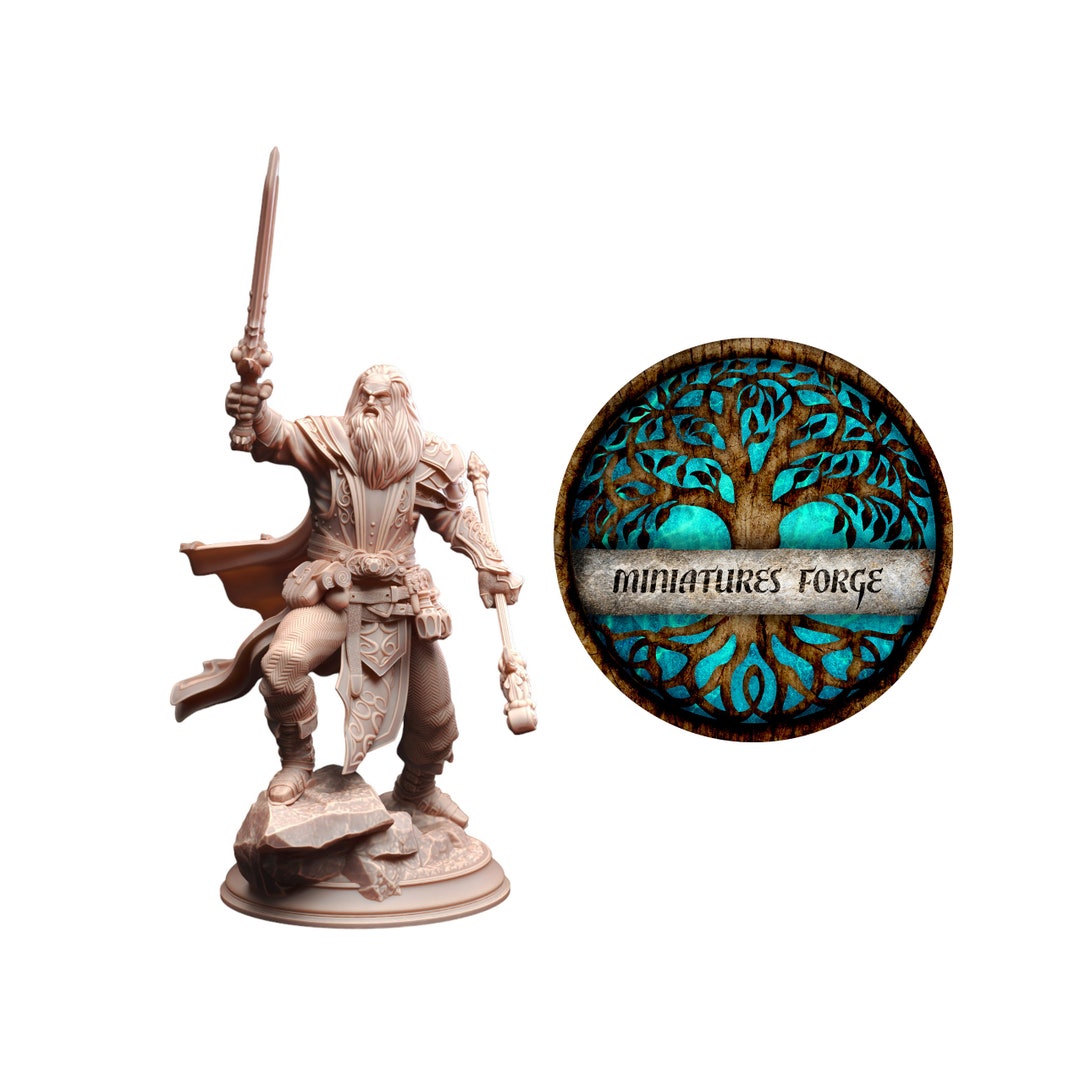 Wizard Miniature Artemis Hatless Dms Dungeons and Dragons Mini Sorcerer ...
