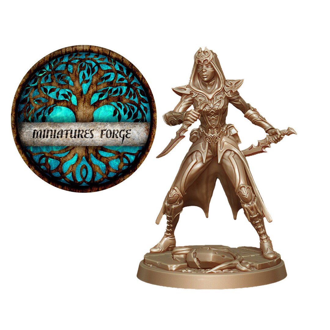 Lm Dark Elf Talon Miniature Dungeons and Dragons Mini - Etsy