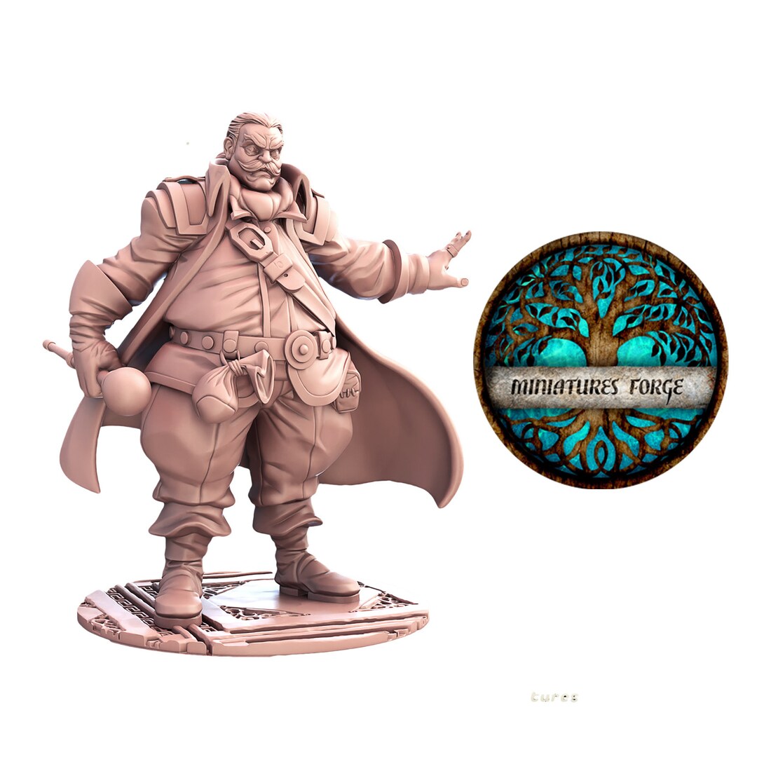 Stl Guild Masters Male Stl Miniatures Dungeons and Dragons Mini Dnd ...