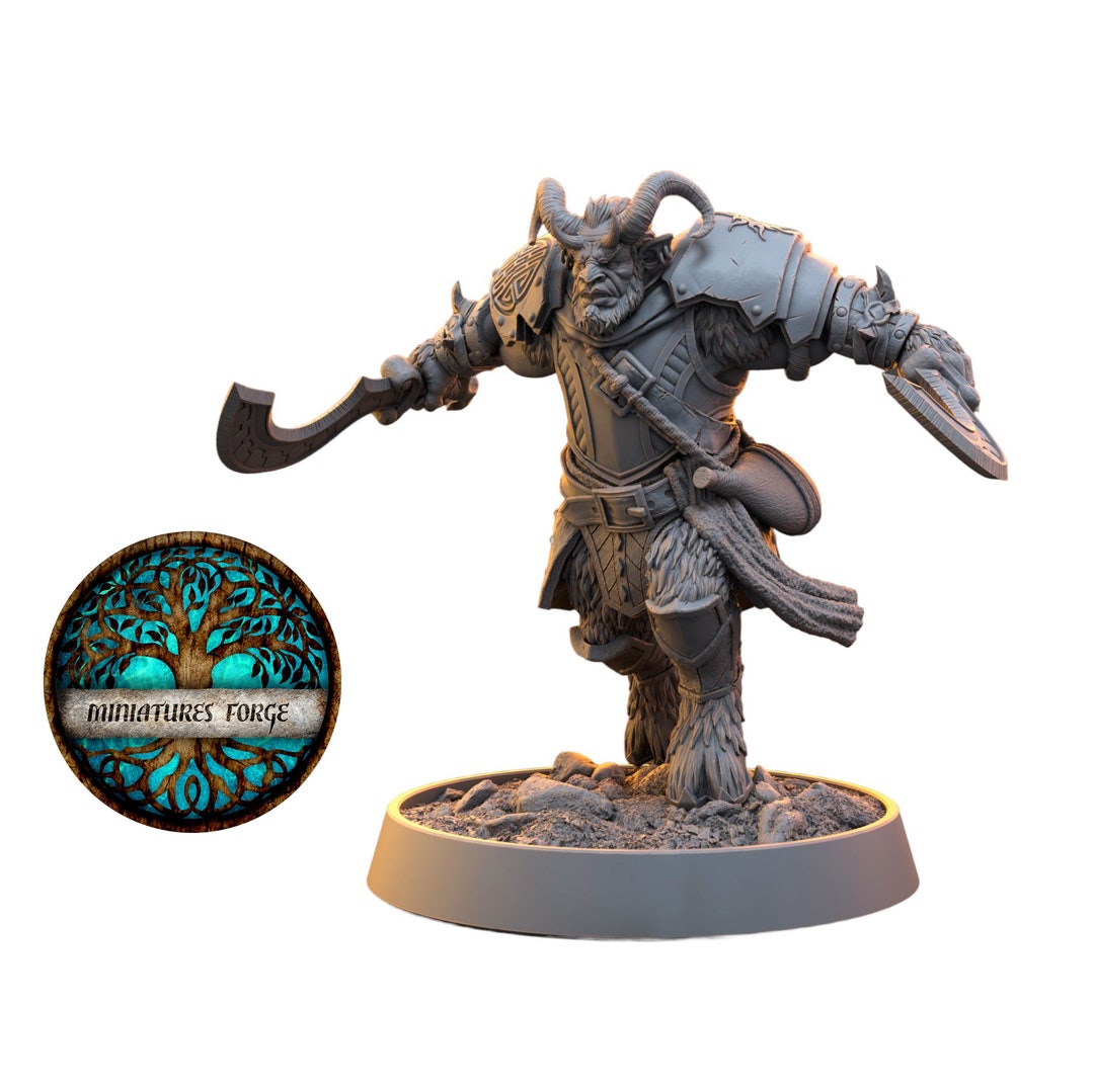 Db Ivanor Icer Satyr Miniature Dungeons and Dragons Mini - Etsy