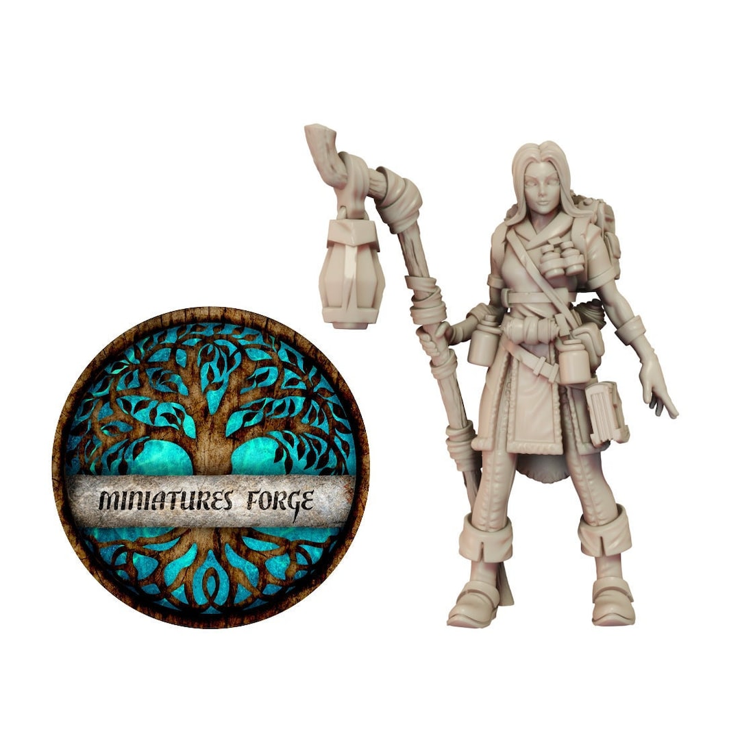 Rp Rustic Alchemist Miniature Dungeons and Dragons Mini - Etsy