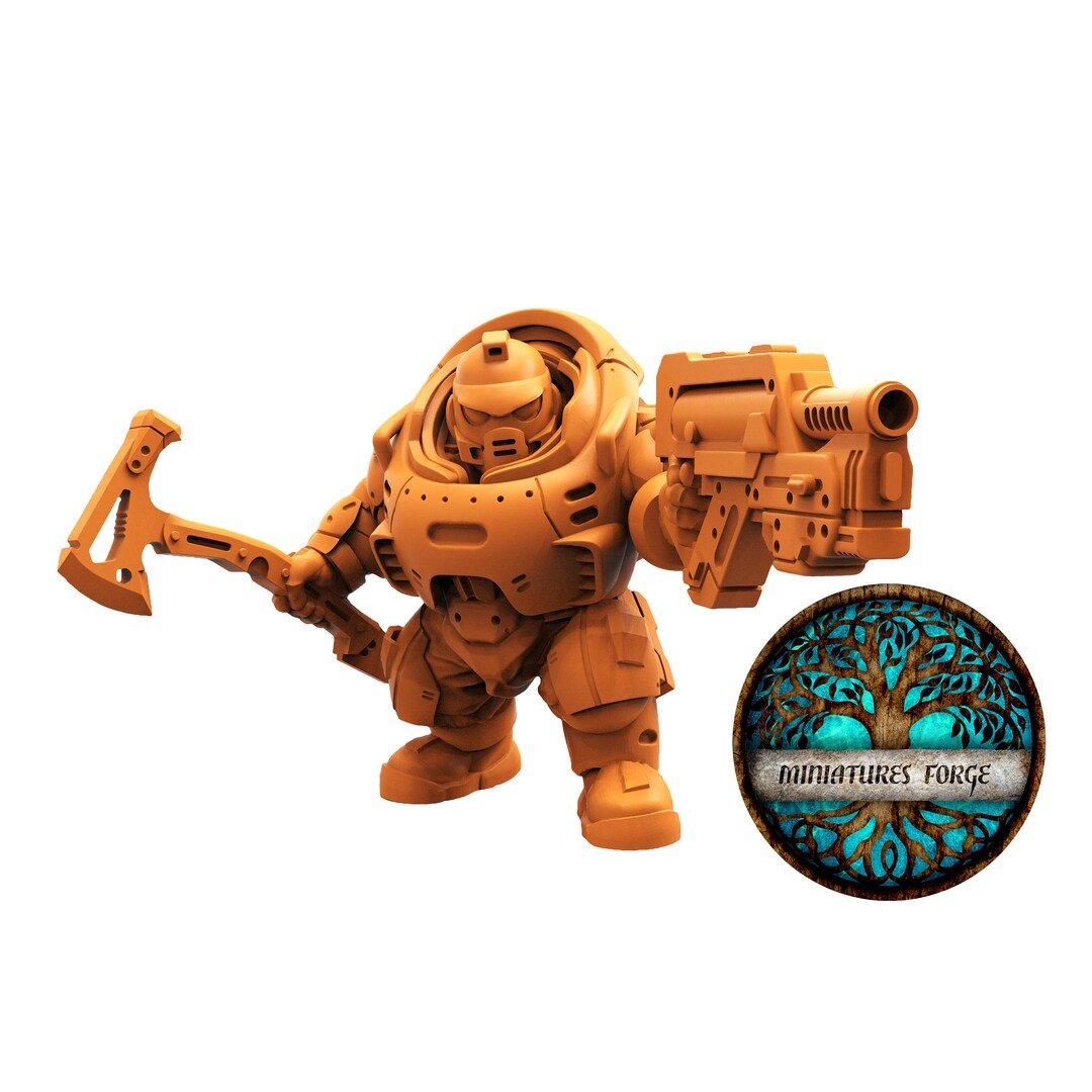Pap Dwarf Space Colonist C Dungeons and Dragons Mini Sc-fi Miniatures ...