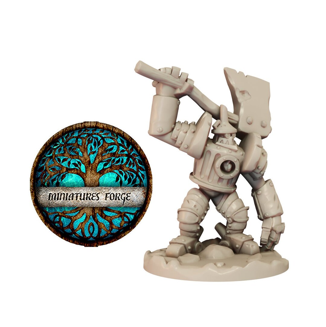 Rp Tin Construct 50mm Miniature Dungeons and Dragons Mini - Etsy