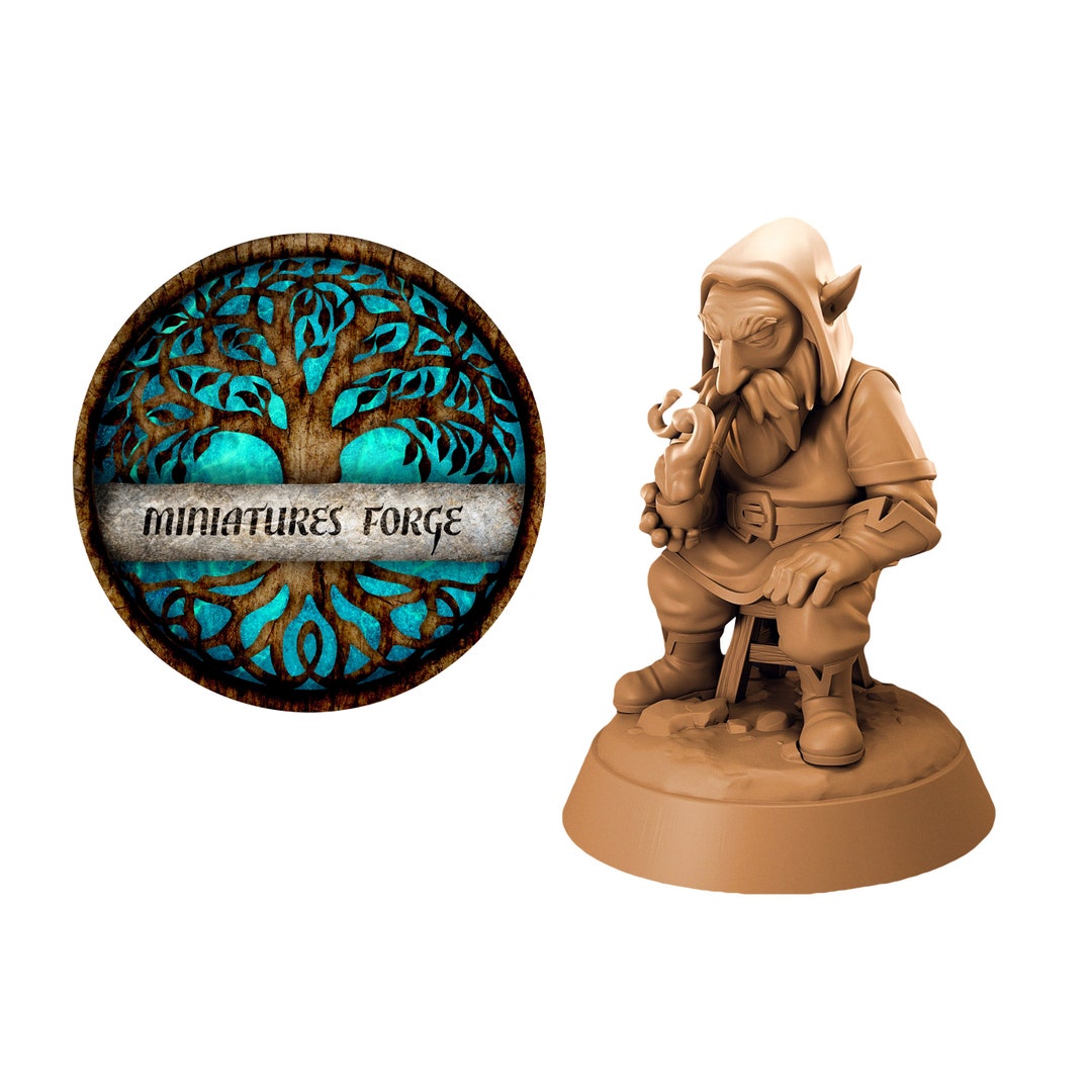 Ba Deep Gnome Gramps Miniature Dungeons and Dragons Mini - Etsy