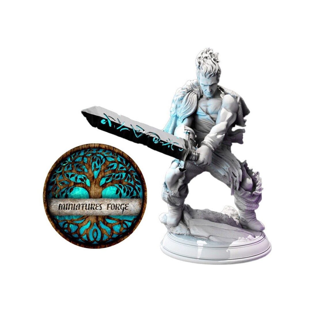 Dms Gaius Gladiator Warrior Miniature Dungeons and Dragons Mini - Etsy