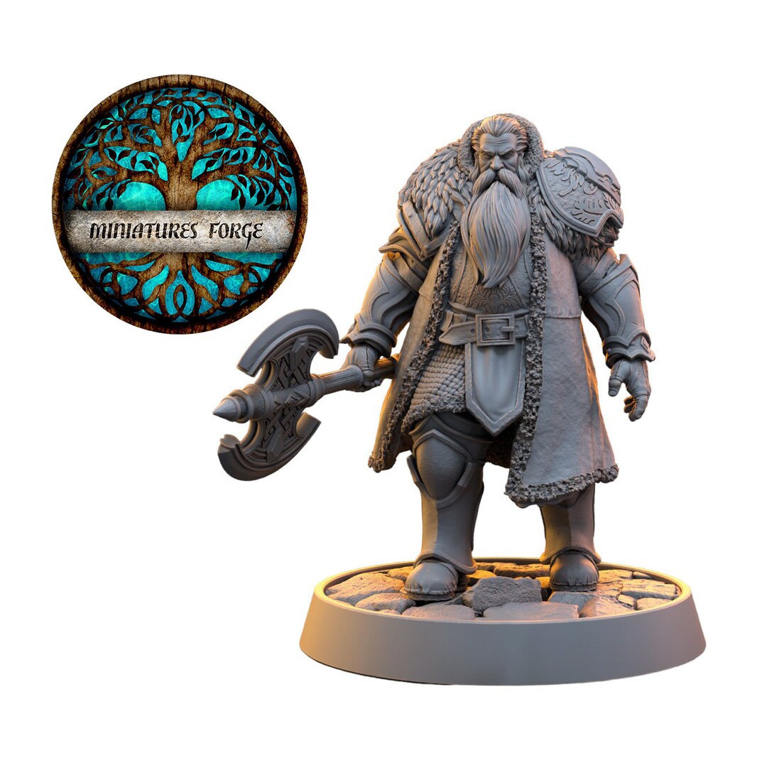 Db Human Baron Umber Blazeon Miniature Dungeons and Dragons Mini Rpg - Etsy