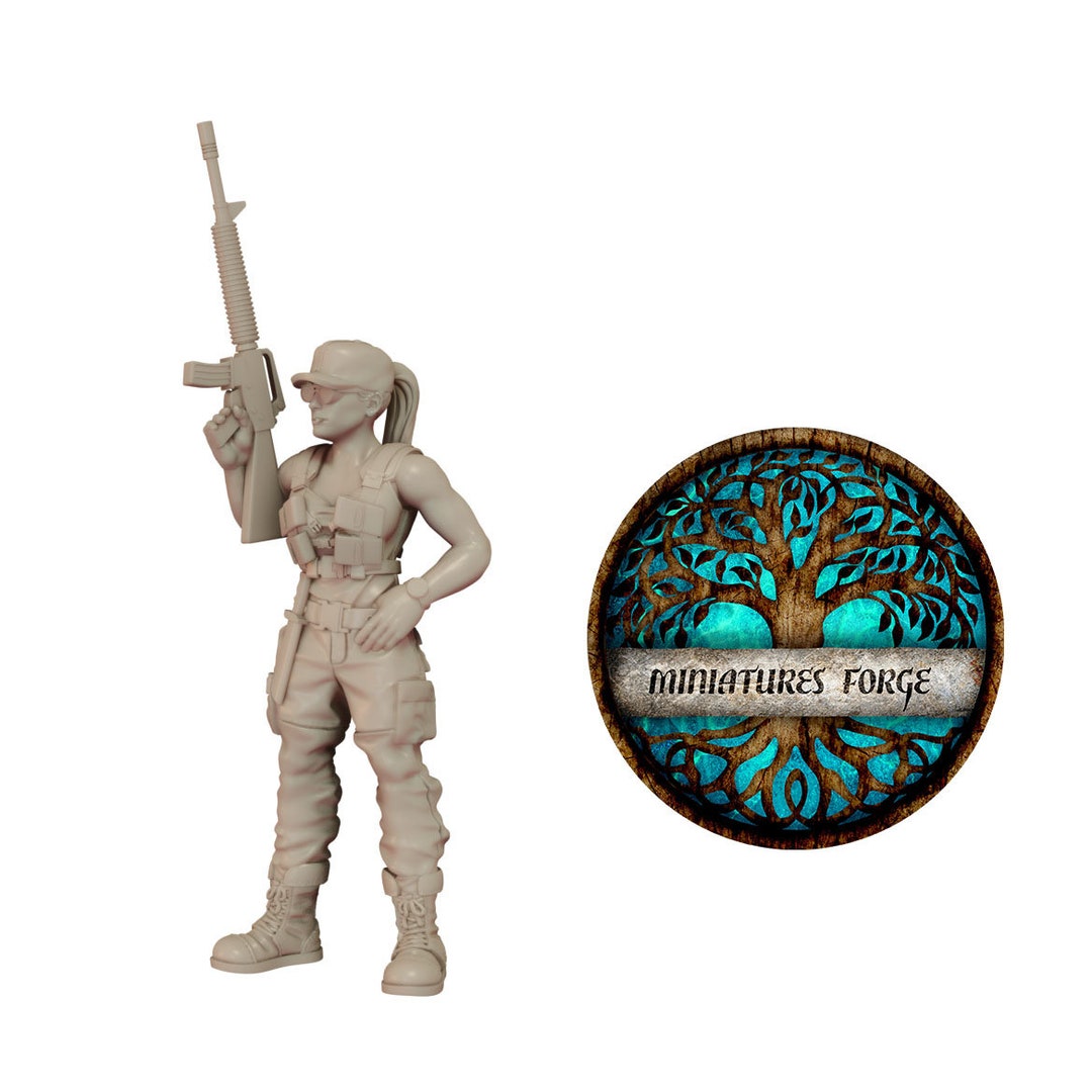 Pap Sarah Condor 1 Dungeons and Dragons Mini Sc-fi Miniatures ...