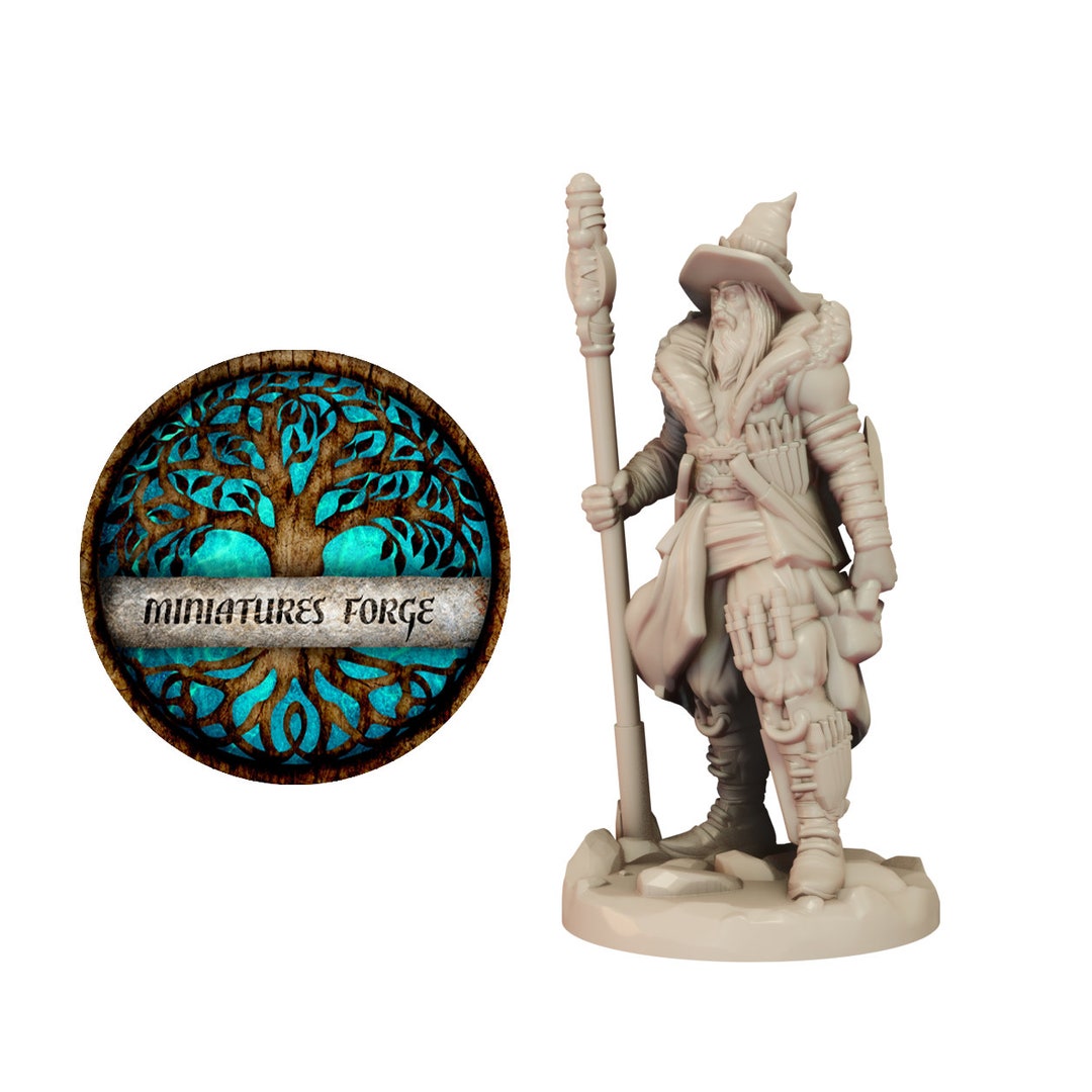 Rp Bandit Mage Miniature Dungeons and Dragons Mini - Etsy
