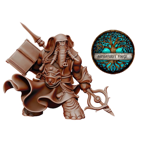 Loxodon Sorcerer Rpg - Etsy