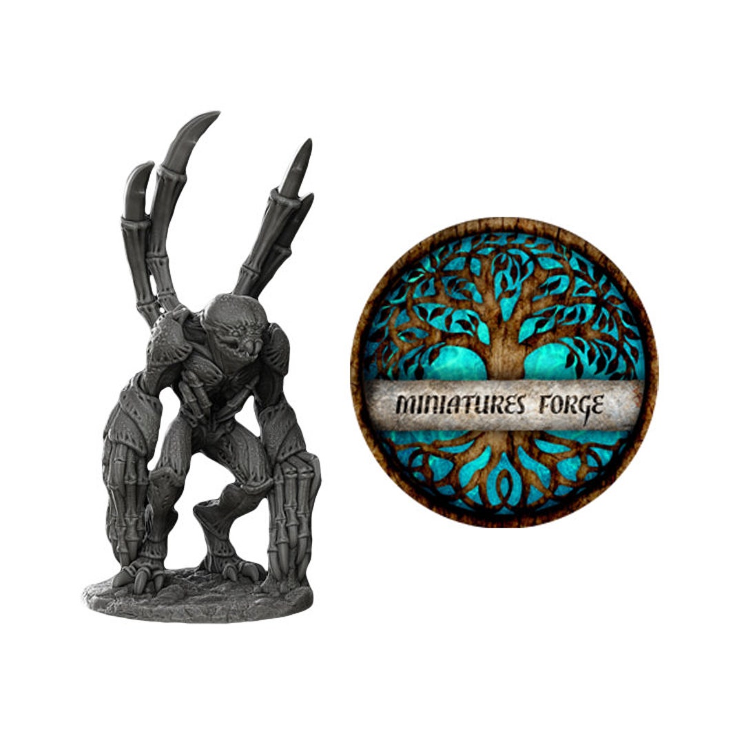 Were Spider 50mm Base Dungeons and Dragons Mini - Etsy