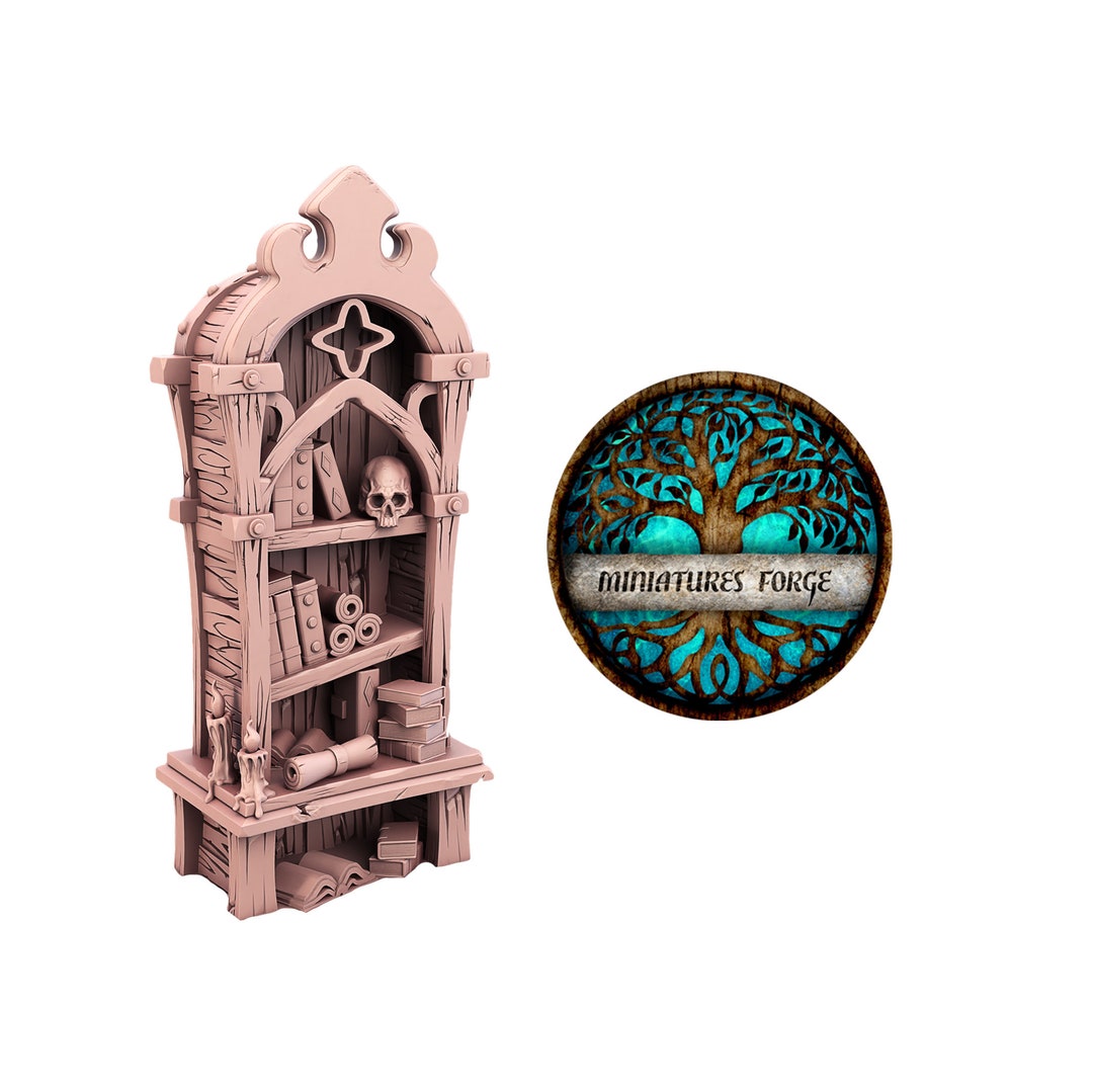 Librarian Library Miniature Dungeons and Dragons Mini - Etsy