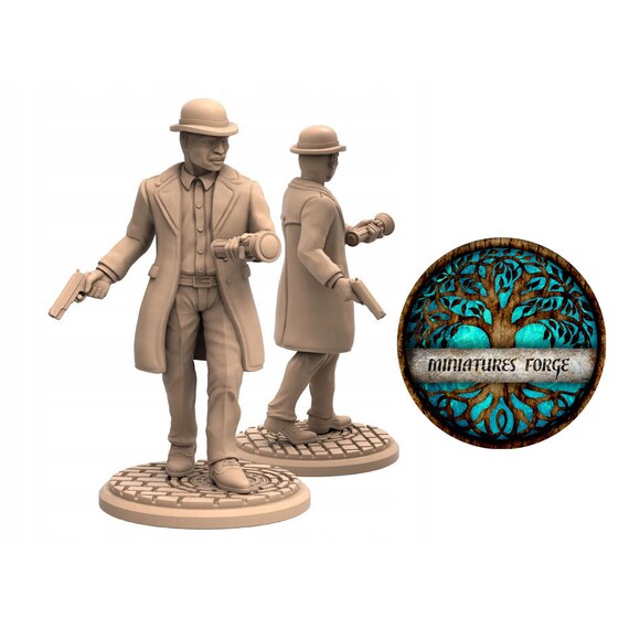 Cthulhu Investigator Detective Miniature Get FREE Wooden RPG - Etsy