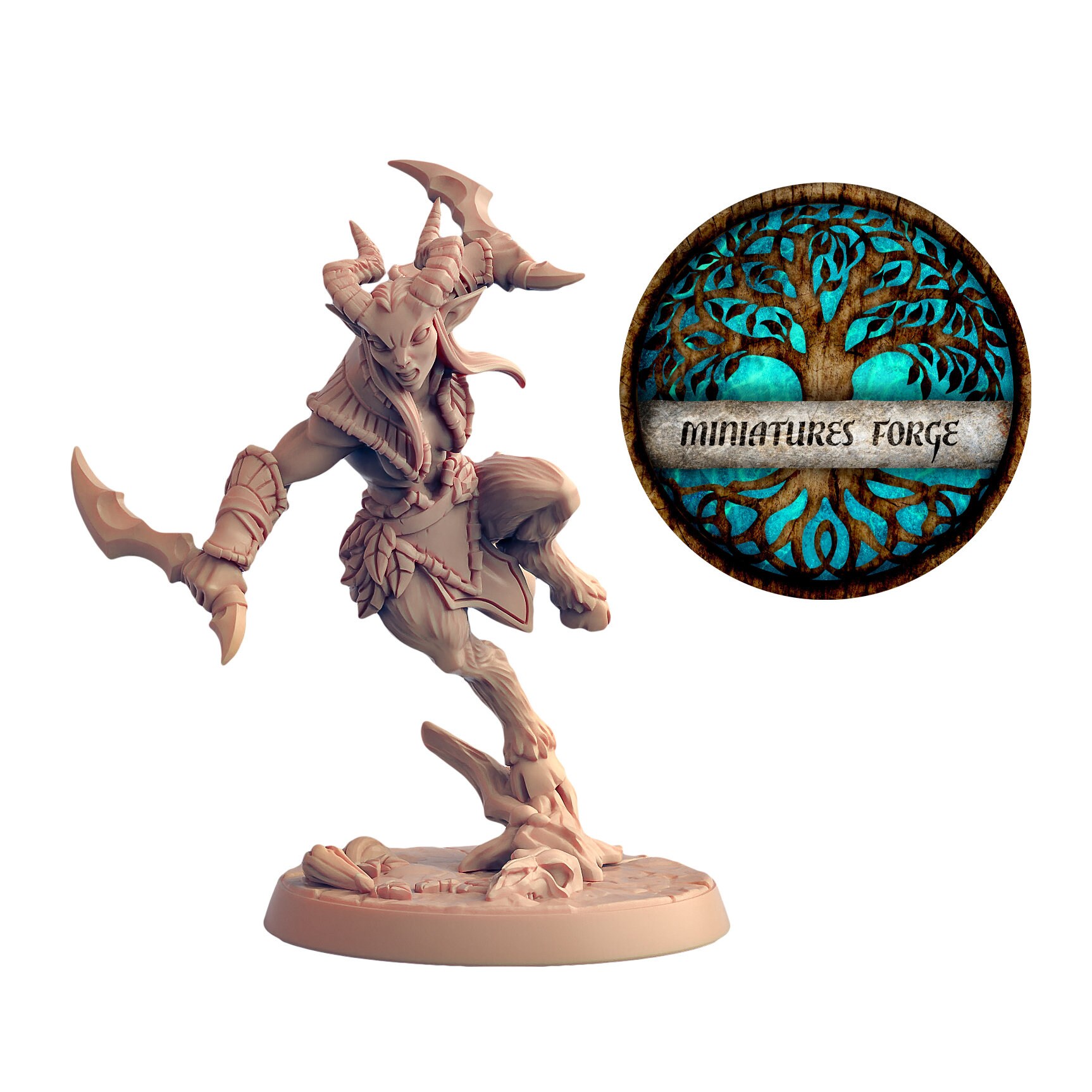 Female satyr rogue Get FREE Wooden RPG engraved BOX DnD | Etsy