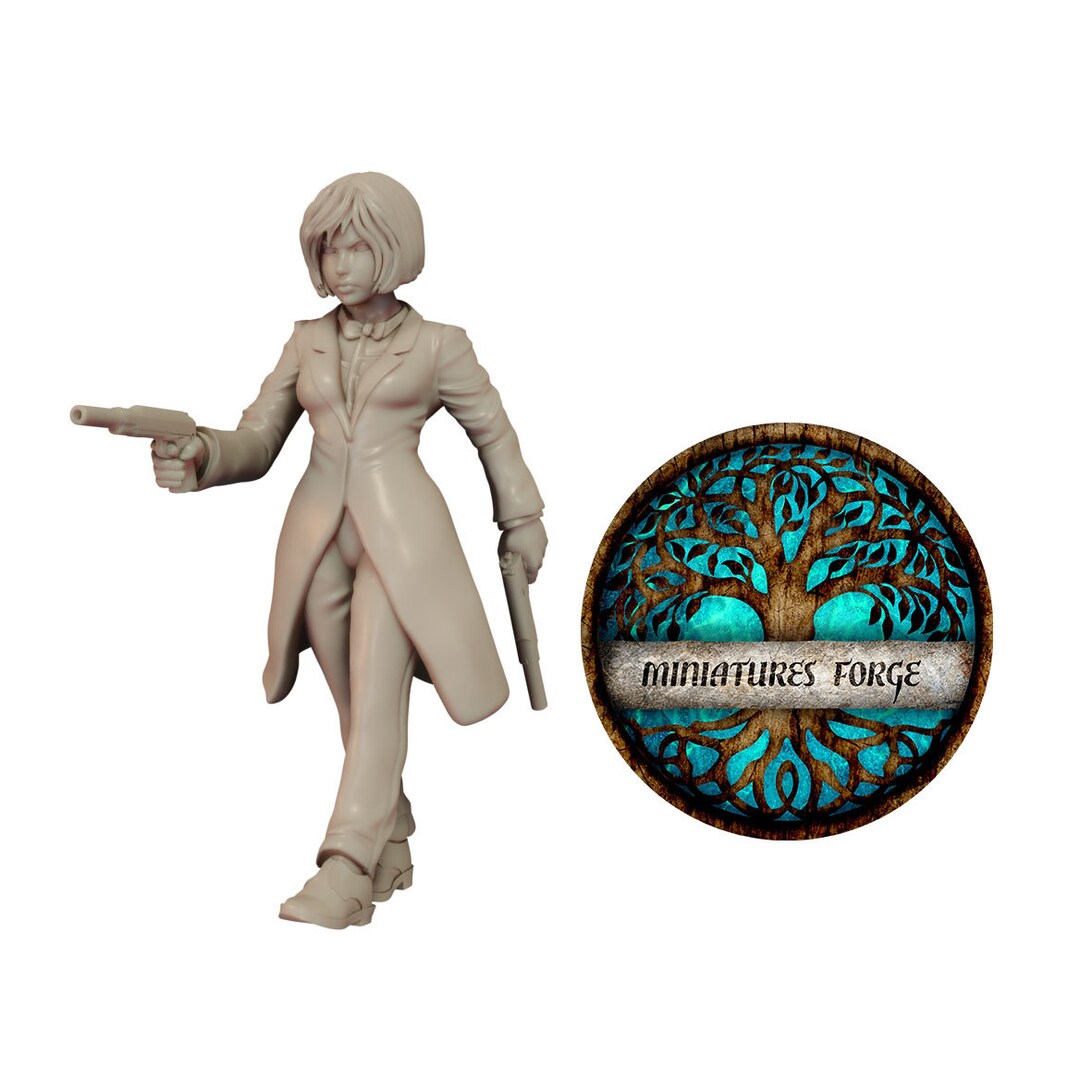 Pap Human Petite Killer Codename Devilah 1 Dungeons and Dragons Mini Sc ...