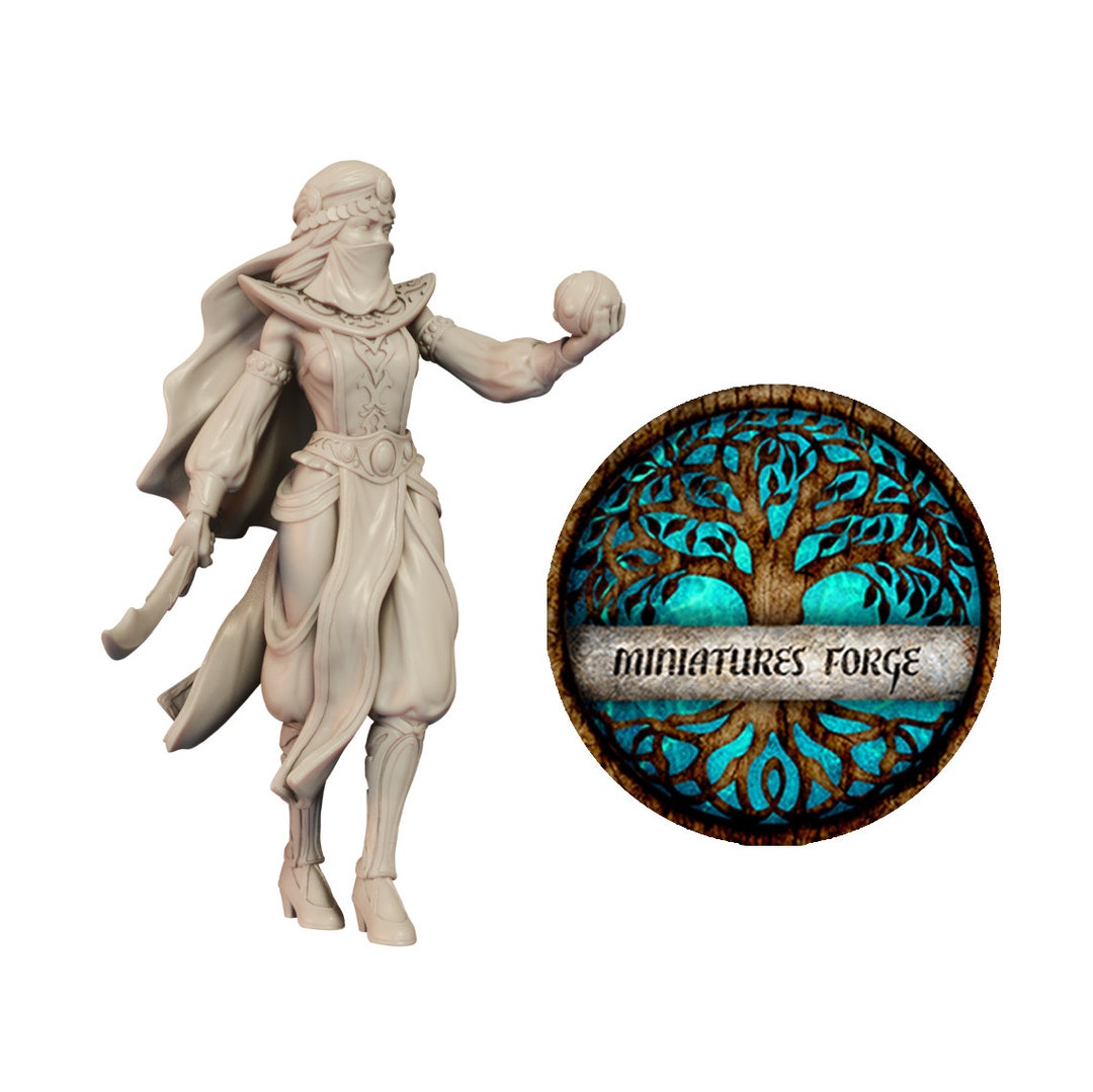 Lm Sword Dancer Enchantress Miniature Dungeons and Dragons Mini Rpg and ...