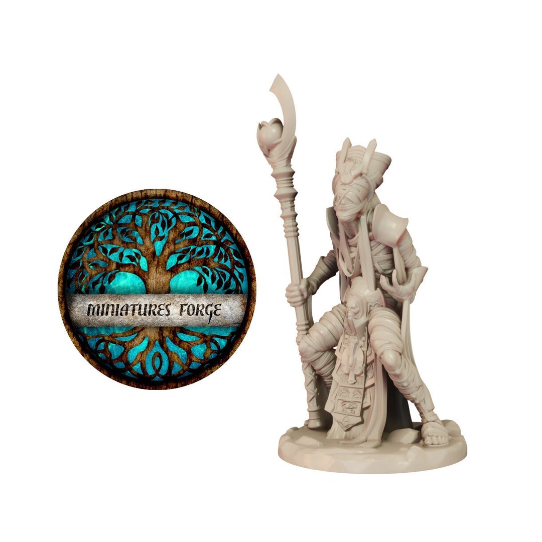 Rp Mummy Mage Miniature Dungeons and Dragons Mini - Etsy