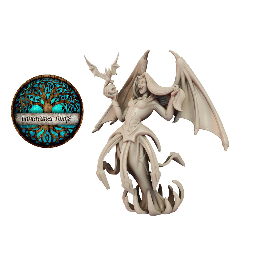 Cnp Celeste Silver Vampire Miniature Dungeons and Dragons Mini Rpg and ...
