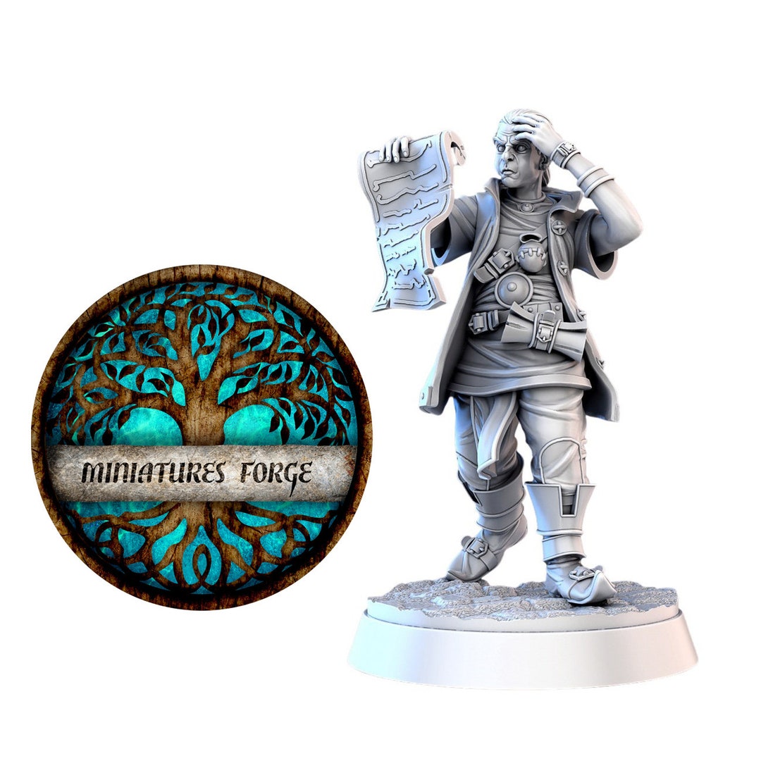 Stl Mage Mage Apprentice 4 Miniatures Dungeons and Dragons Mini ...