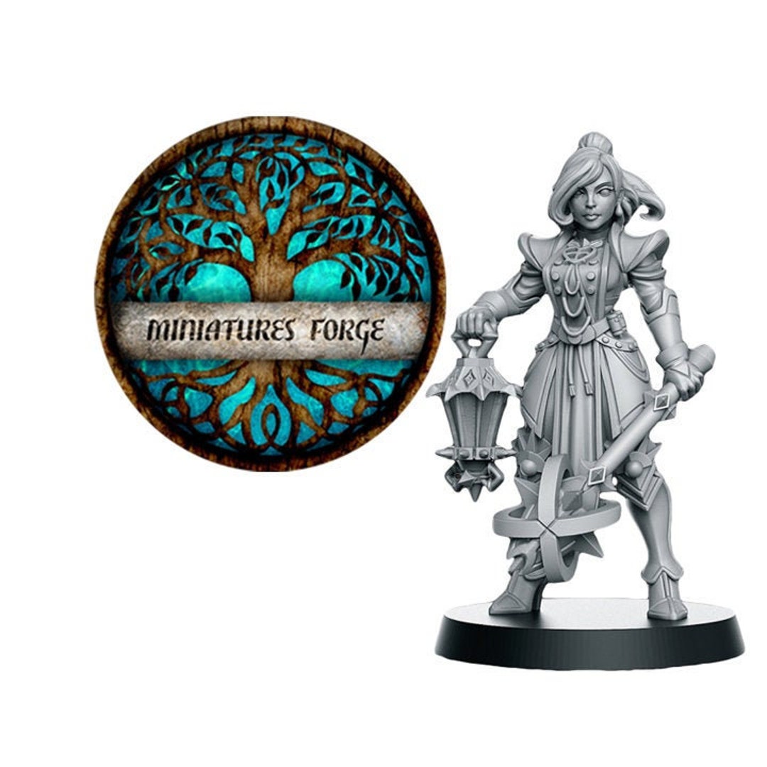 Rne Zoe Tsun the Light Cleric Dungeons and Dragons Mini Cleric Paladin ...