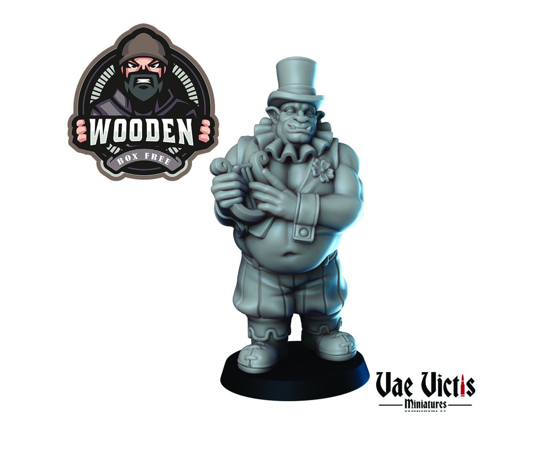 Vv Ogre Orc Bard Dungeons and Dragons Mini - Etsy