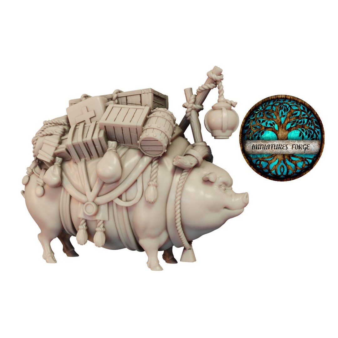 Rp Pig Female Mout Miniature Get FREE Wooden RPG Engraved - Etsy