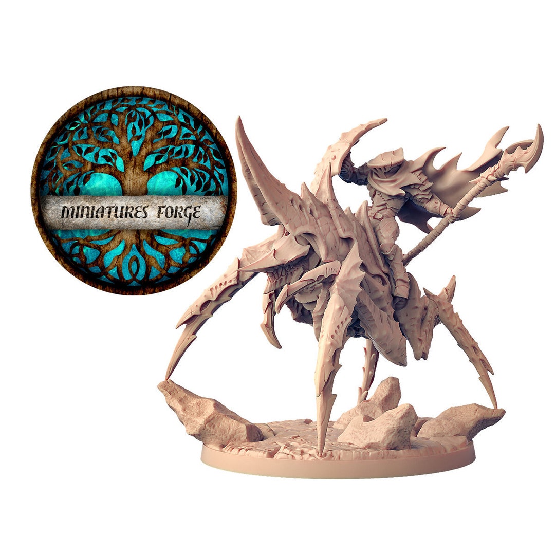 Hero on Bug Mount Dungeons and Dragons Mini - Etsy