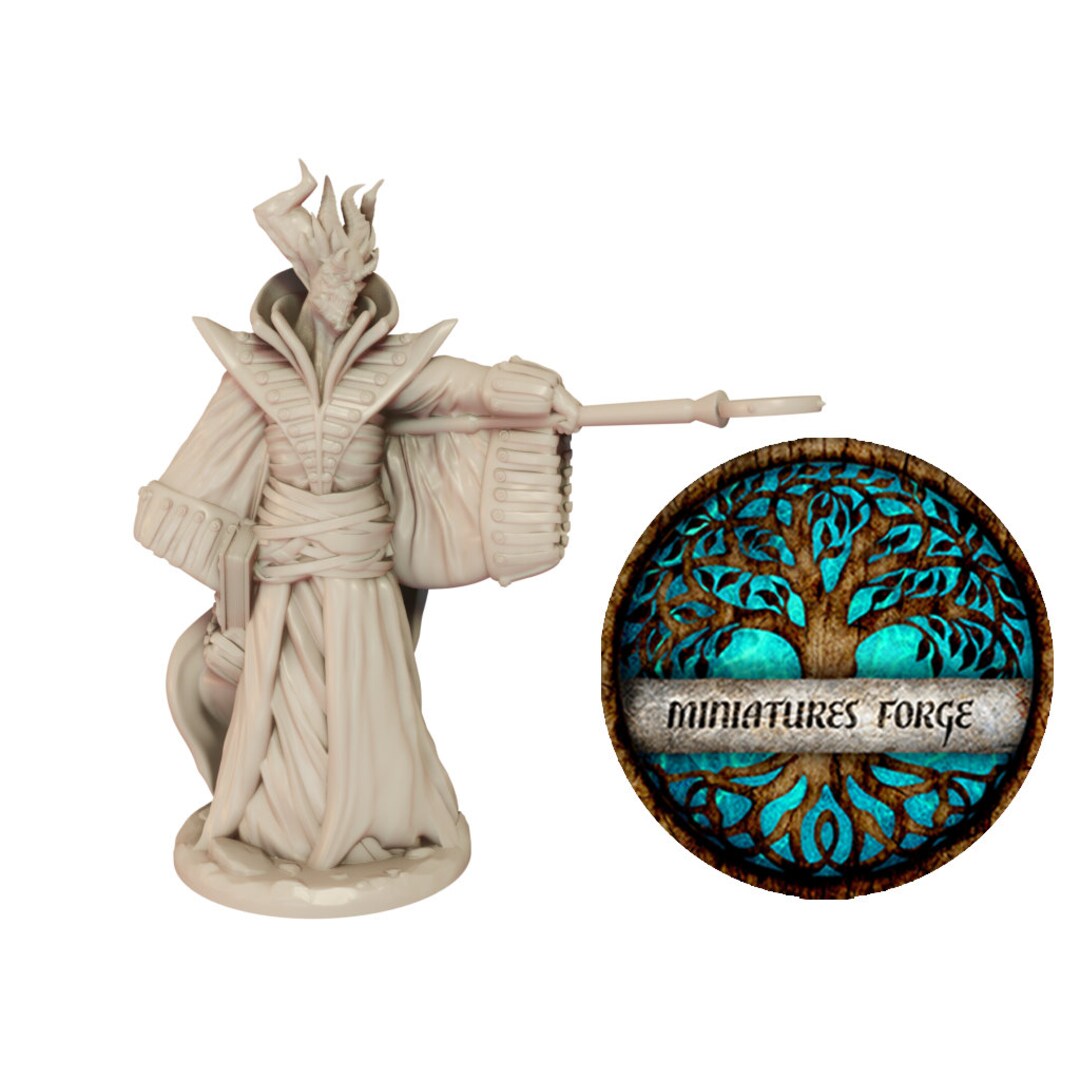 Rp Asmodeus 50mm Miniature Dungeons and Dragons Mini - Etsy