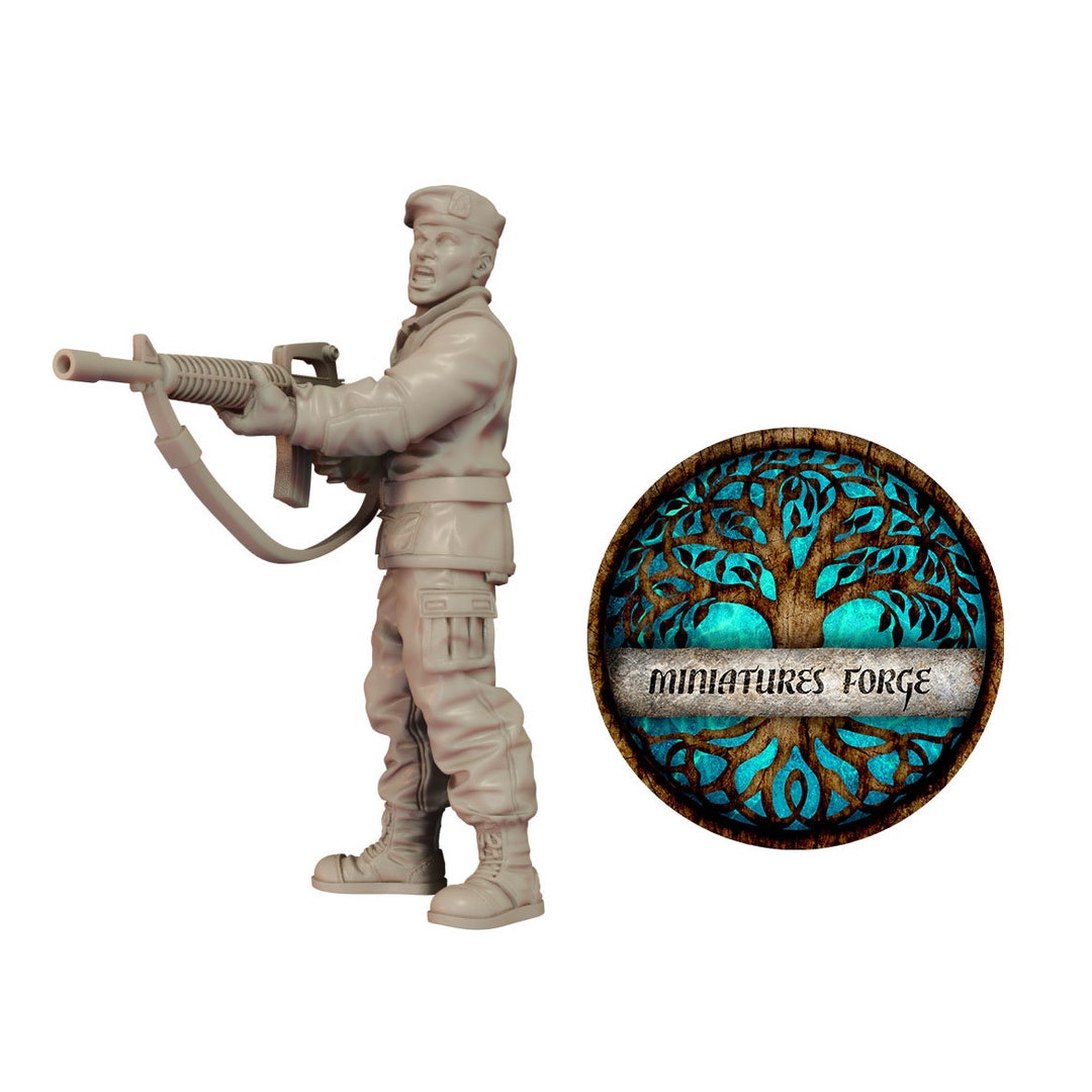 Pap Human Police Entrance Guard Miniature a Dungeons and Dragons Mini ...