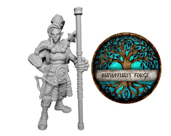 Female Orc Monk Miniature - Etsy