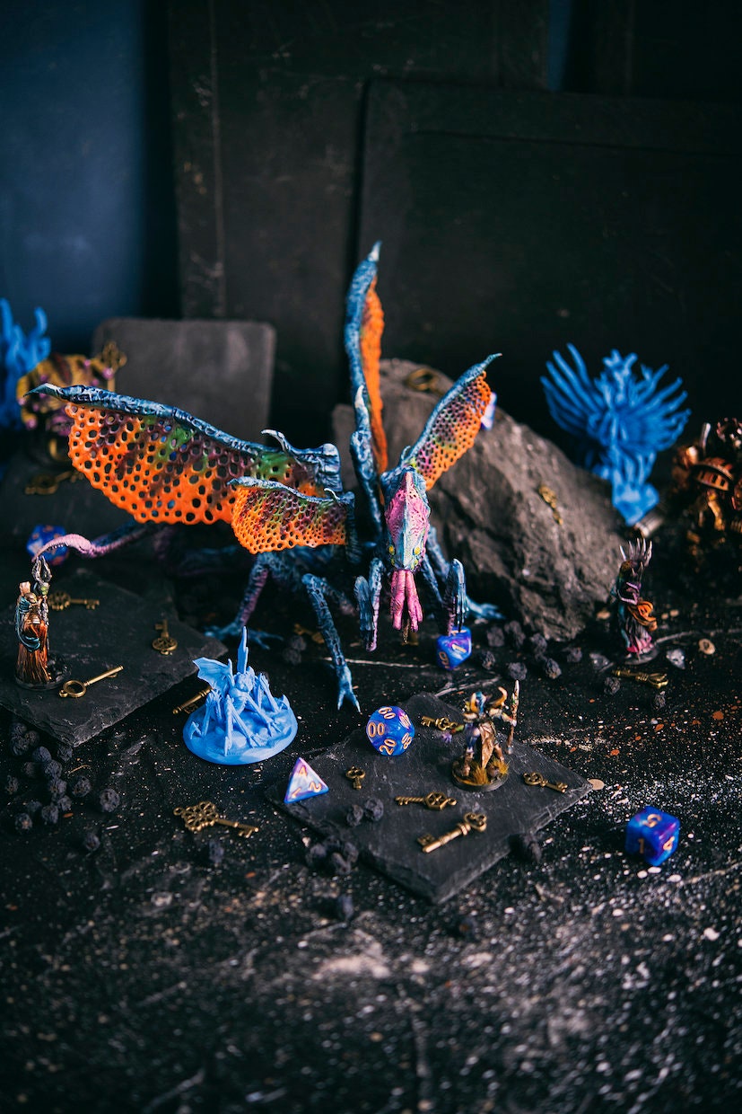 Deep Hoarder 50mm base Get FREE Wooden RPG engraved BOX | Etsy