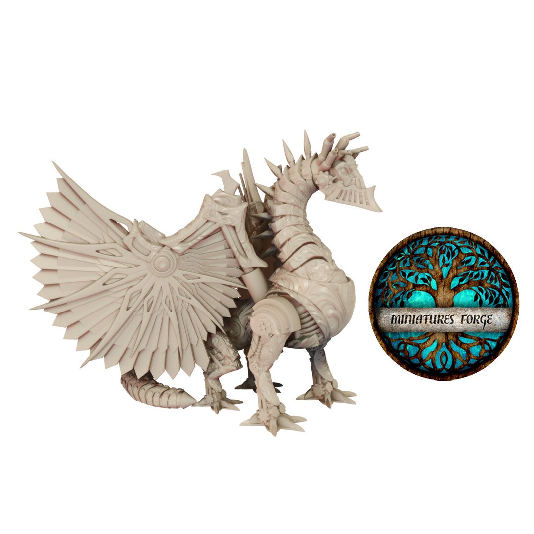 Rp Clockwork Dragon 50mm Miniature Dungeons and Dragons Mini - Etsy