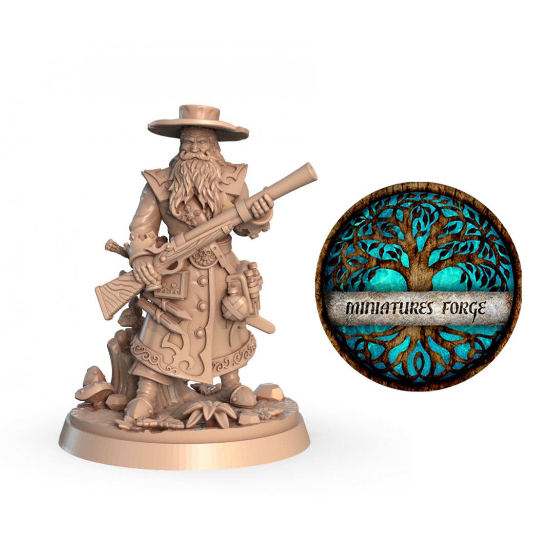 Sw Old Vampire Hunter Miniature Dungeons and Dragons Mini Dnd ...