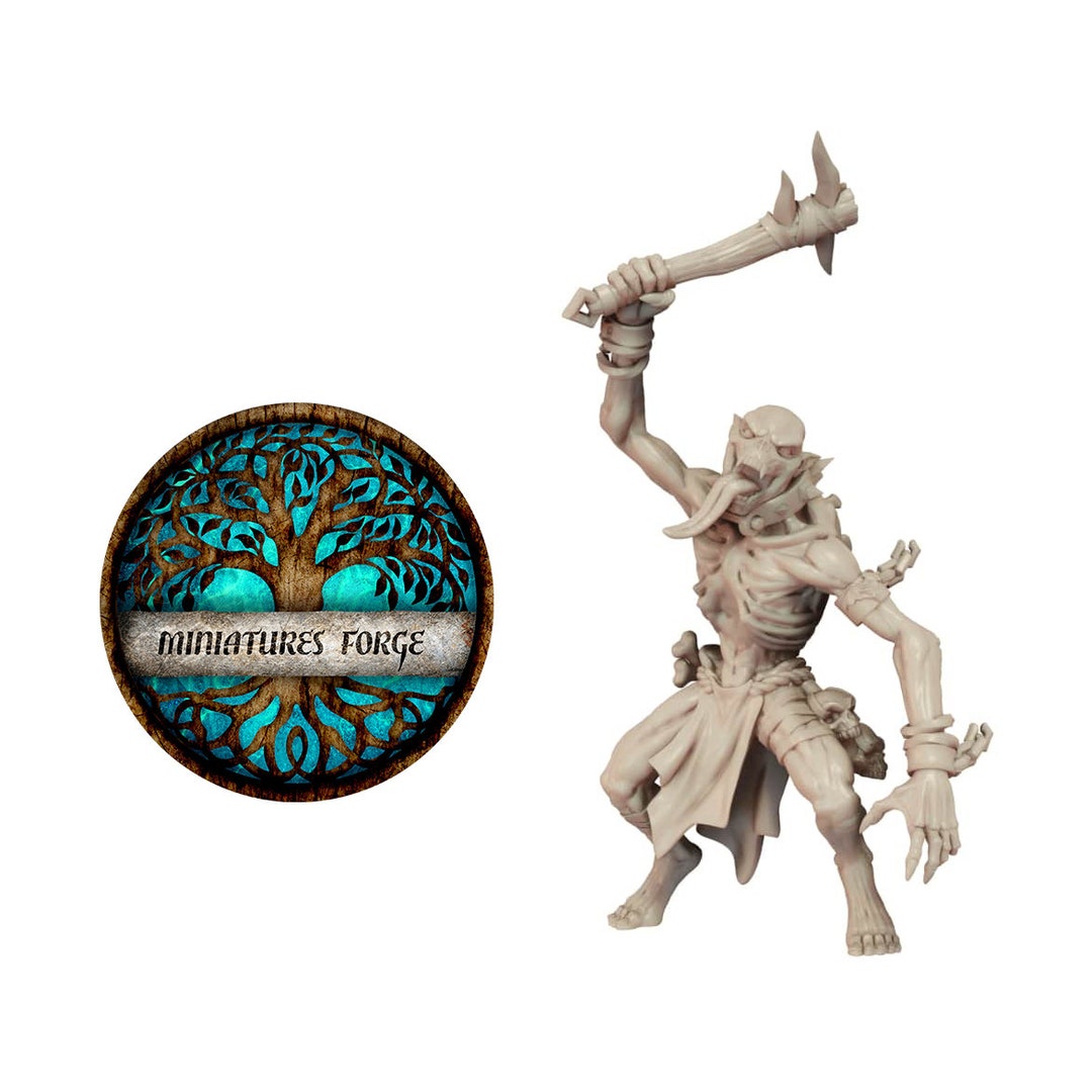 Ag Barrow Ghouls A2 Ghoul Miniature Dungeons and Dragons Mini Dnd ...