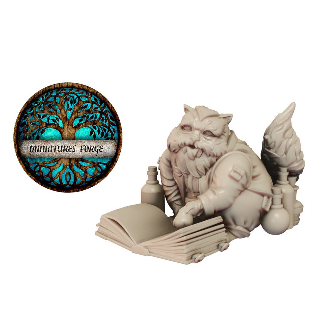 Cat Miniature Cnp Persa Apothecary A Compation Dungeons and Dragons ...