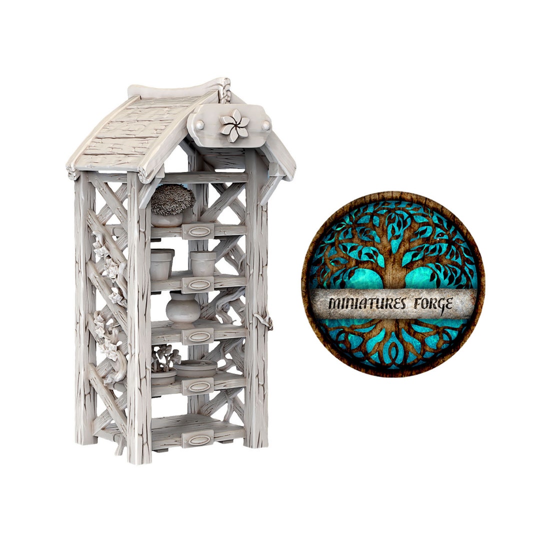 Stl Gardener Stand Dungeons and Dragons Mini Rpg, and Paintin - Etsy