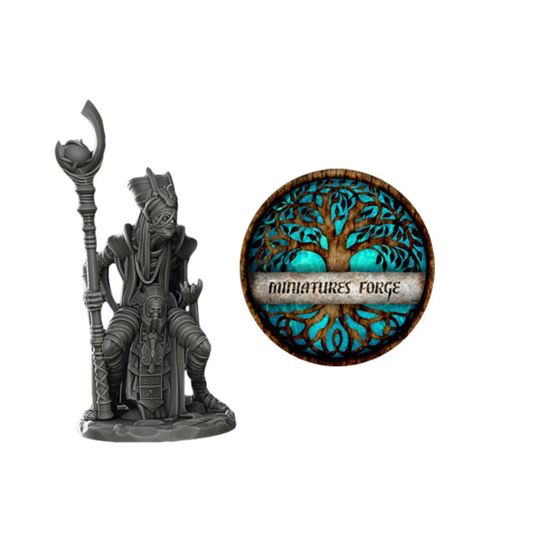 Mummy Mage Dungeons and Dragons Mini - Etsy