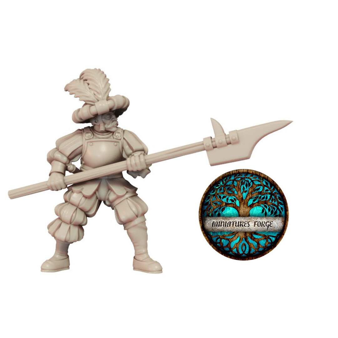 Vv Mercenary D3 Miniature Dungeons and Dragons Mini - Etsy